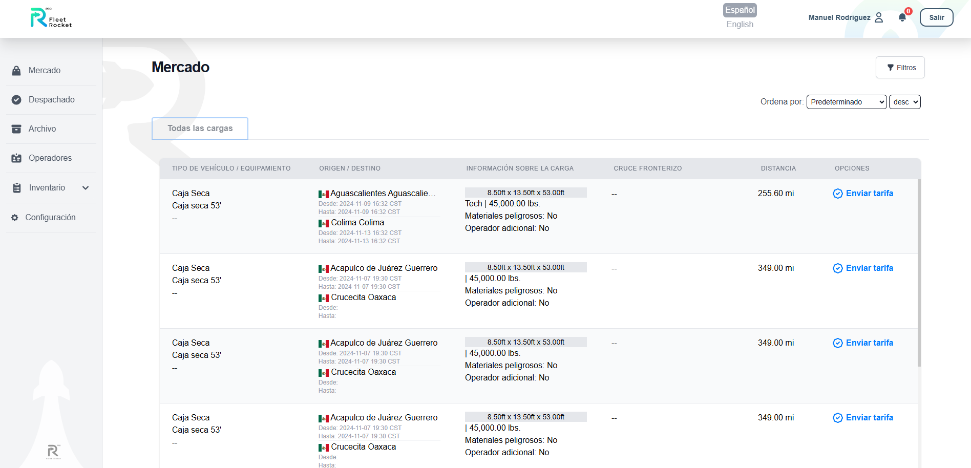 Introducción a FleetRocket – Fleet Rocket