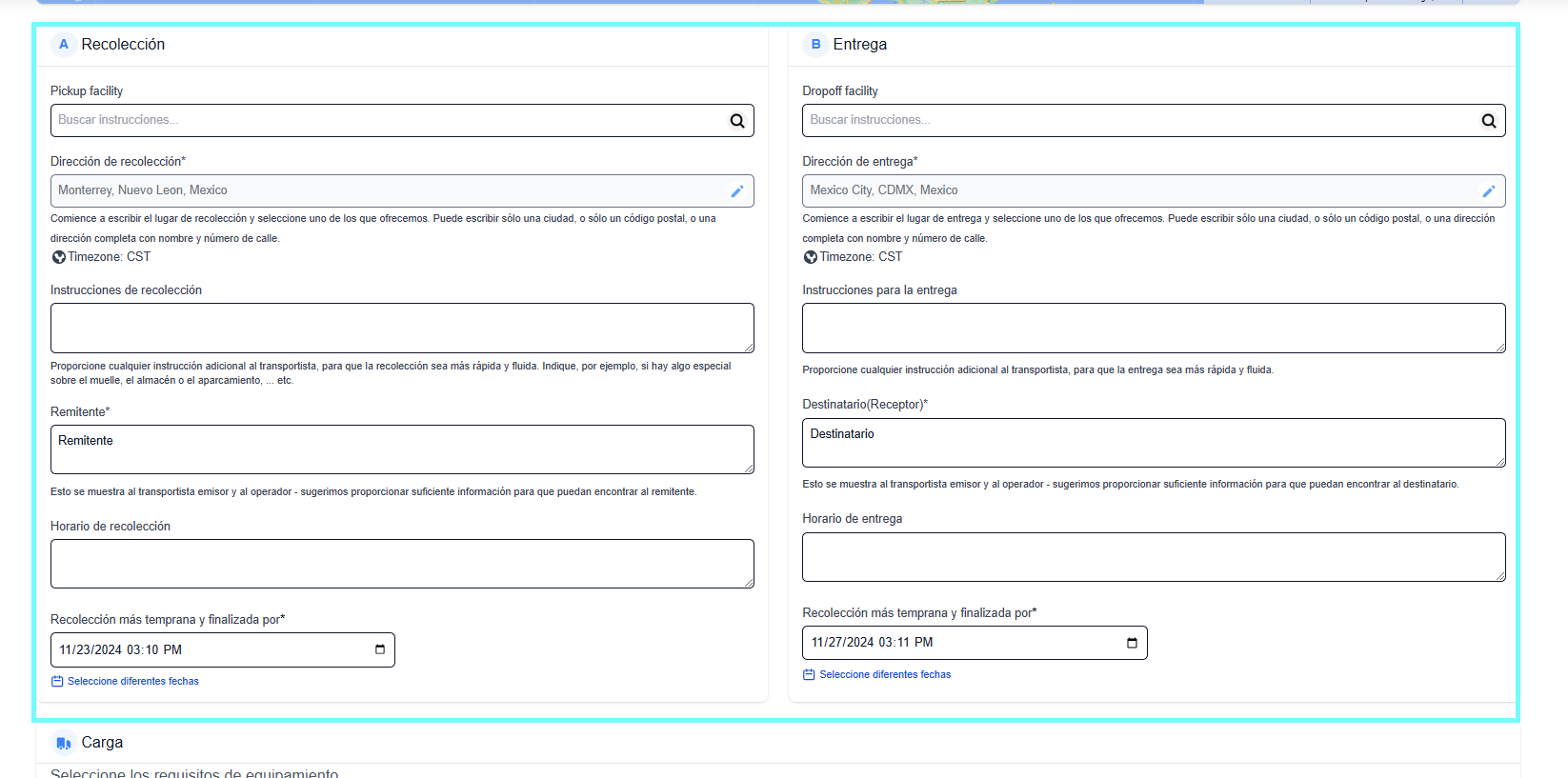 Cómo publicar una carga en FleetRocket – Fleet Rocket