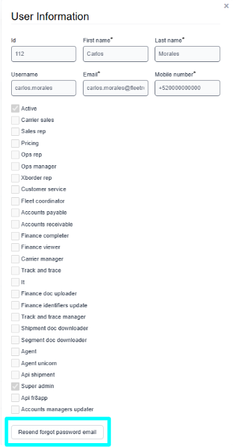 Users Management – Fleet Rocket