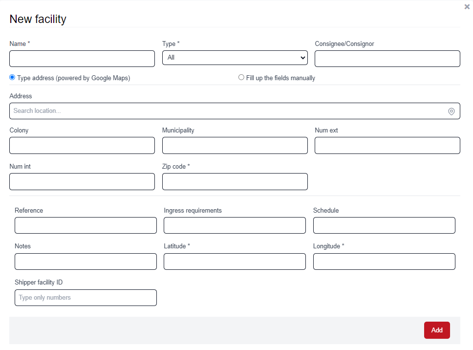 Shipper Management – Fleet Rocket