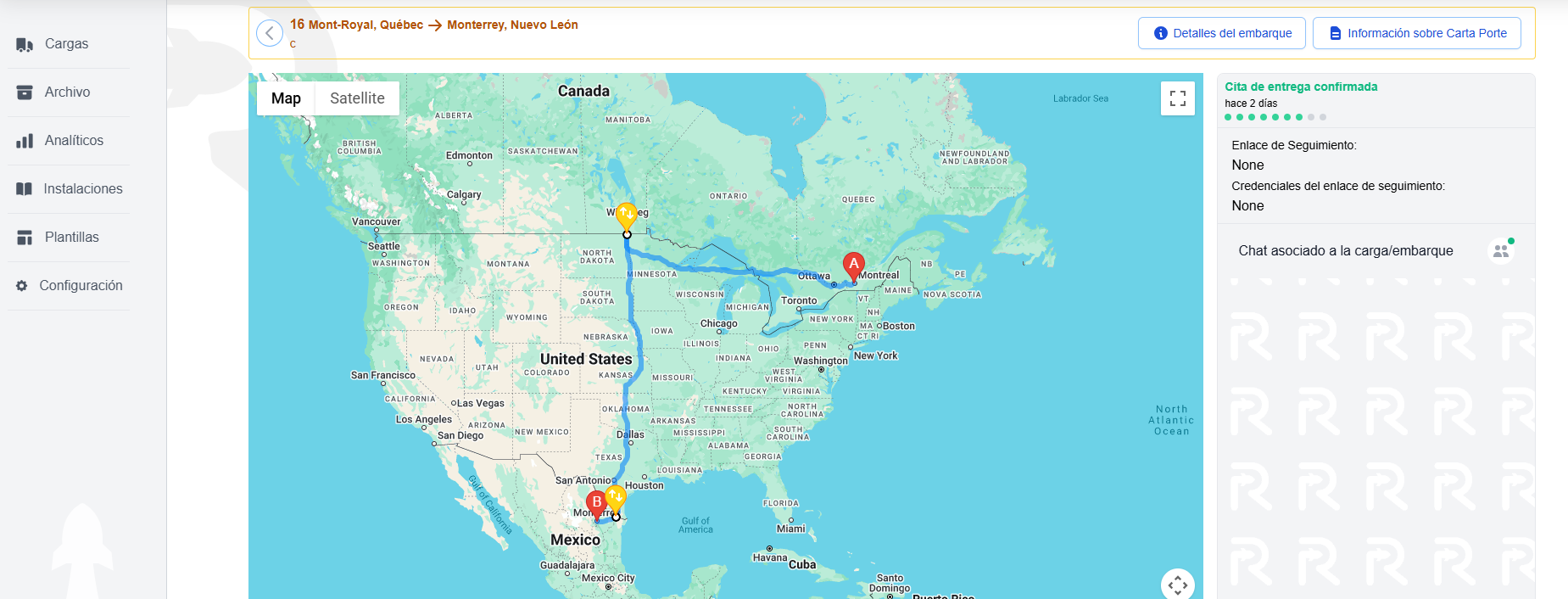 Cómo visualizar mis cargas – Fleet Rocket