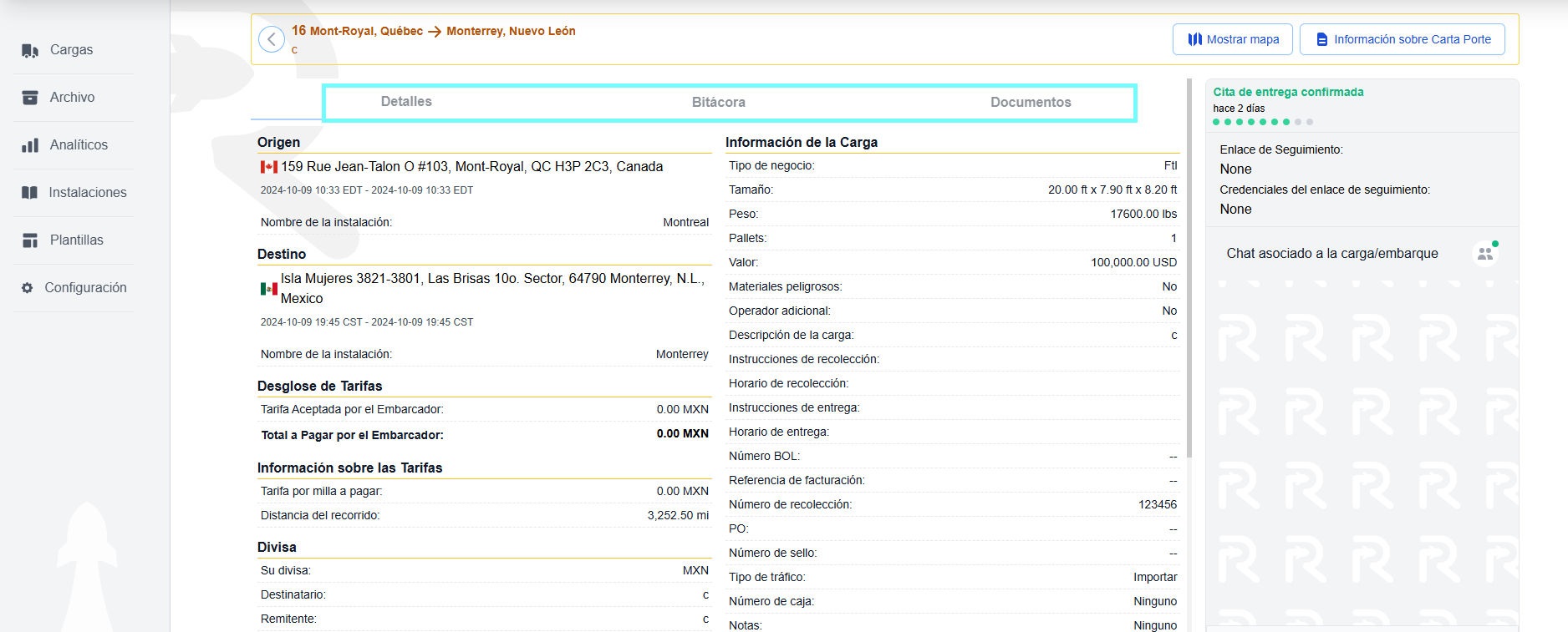 Cómo visualizar mis cargas – Fleet Rocket